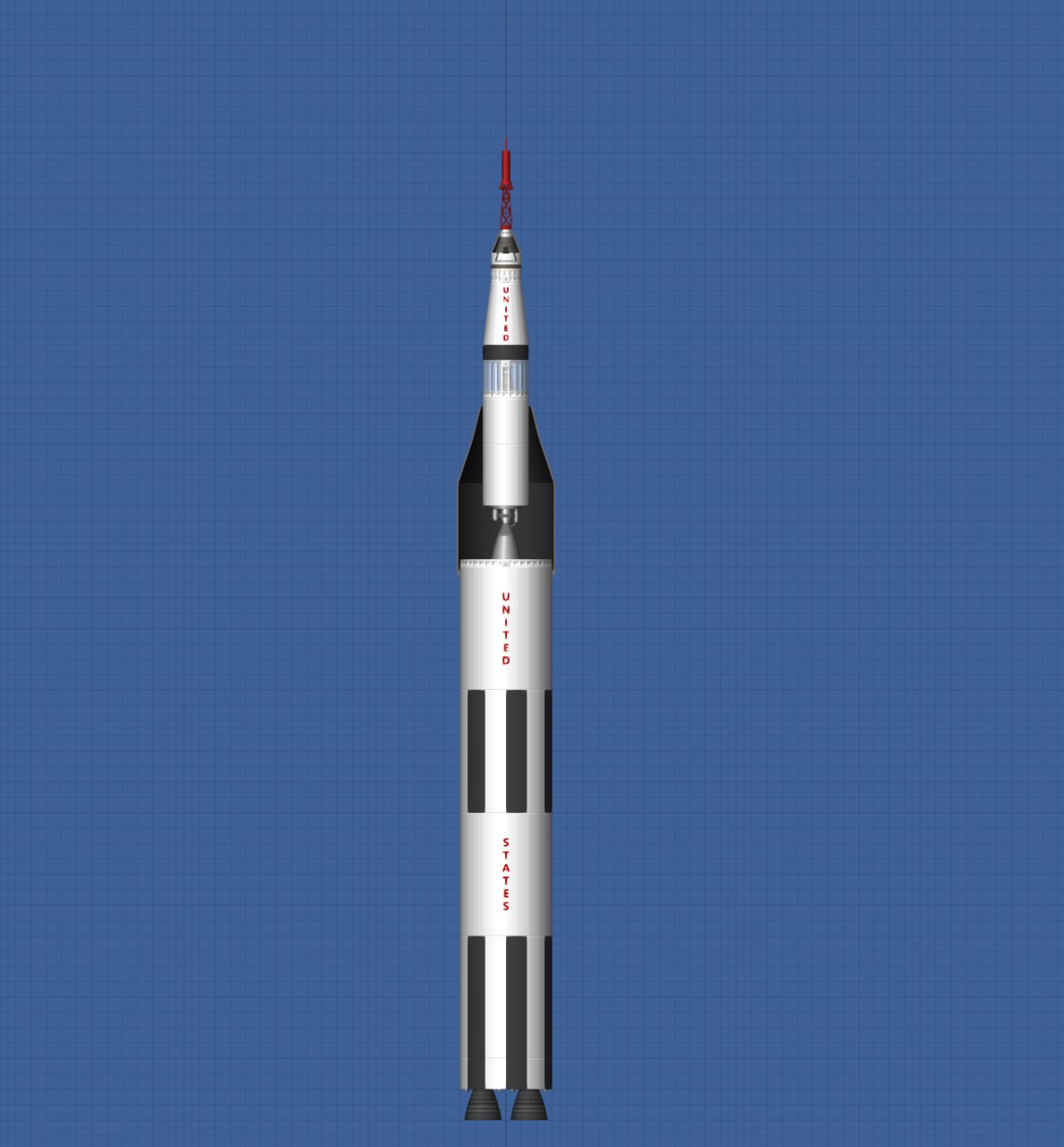 Saturn-V Apolo missions blueprint for SFS | SFS UNIVERSE