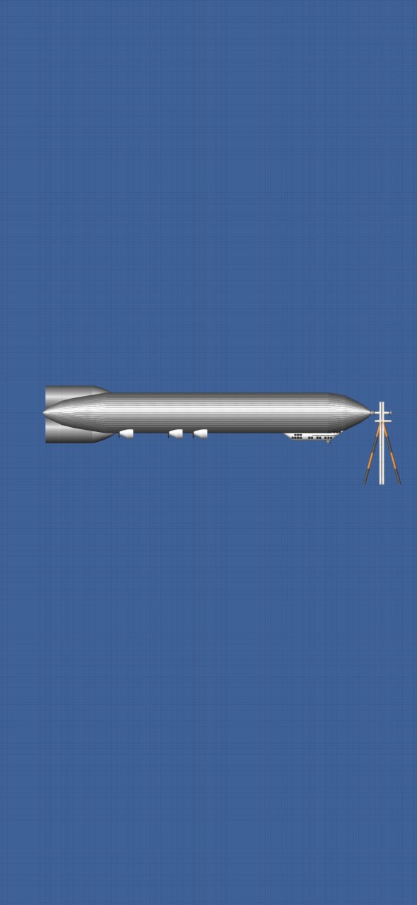 Zeppelin fist version blueprint for SFS | SFS UNIVERSE